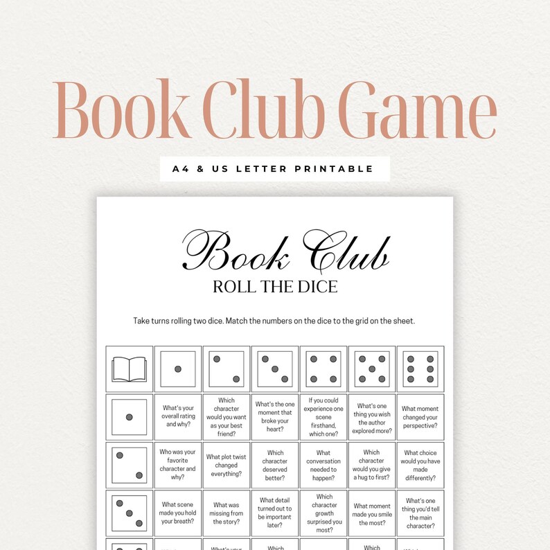 Editable Book Club Discussion Questions Printable, Book Club Cards ...