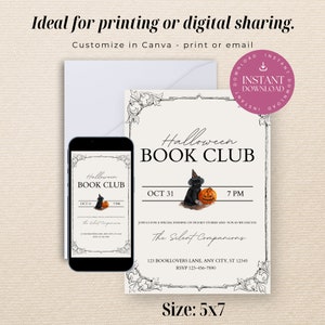 Halloween Book Club Bundle - Printable Halloween-themed Book Review ...
