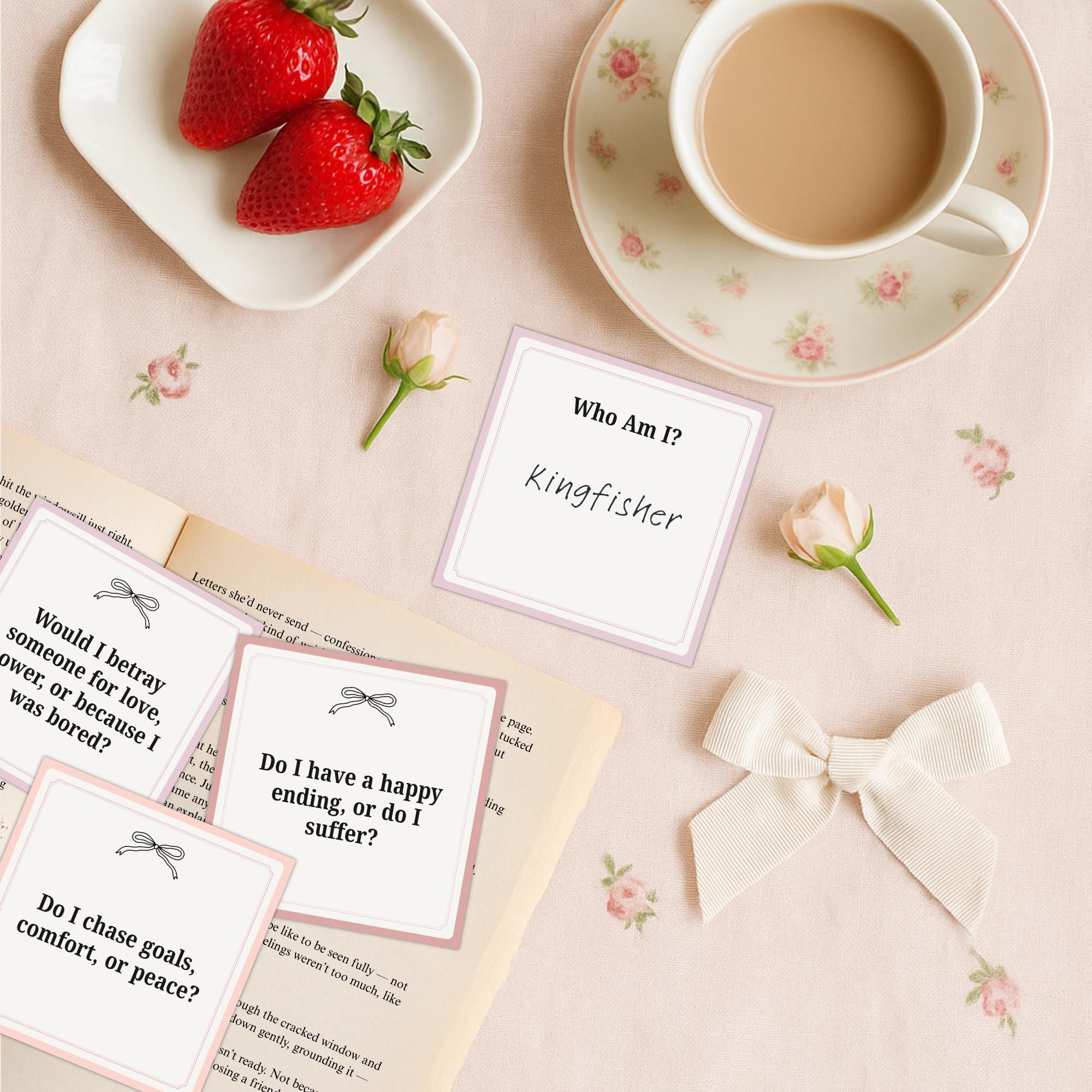 Romance Book Club Game, Guess the Character, Bookish Party Game ...