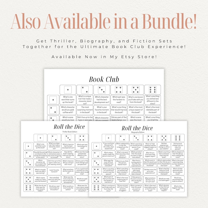 Book Club Discussion Questions Printable, Book Club Cards, Discussion ...