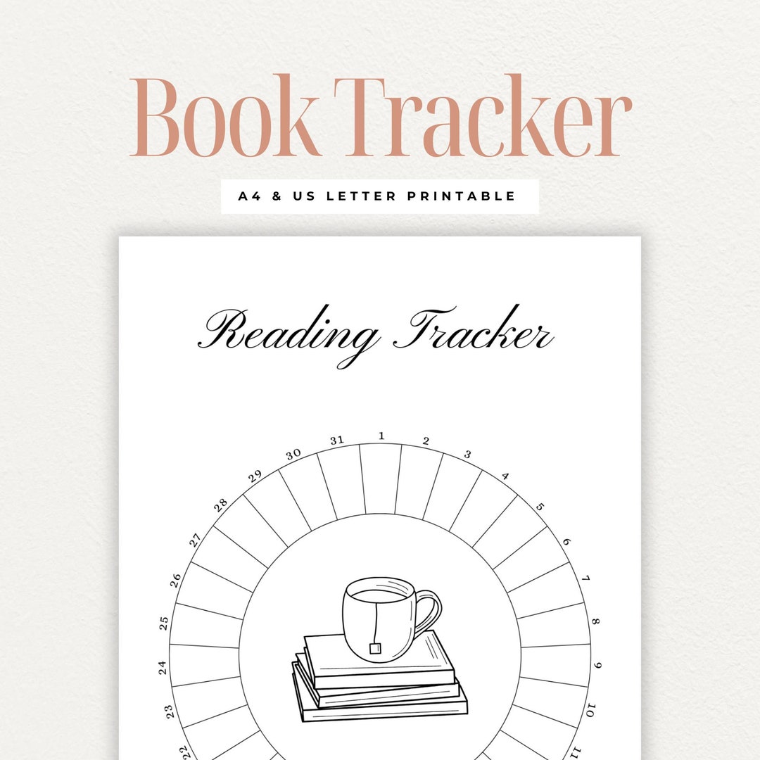 Reading Tracker, Reading Challenge Printable, Planner Page, Book ...