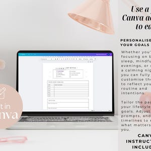 Night Routine Planner Printable, Bedtime Journal, Wind Down Tracker ...