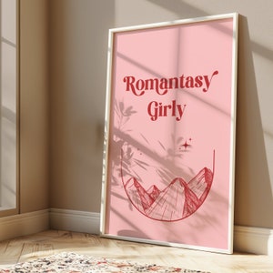 Romantasy Girly Print Fantasy Romance Wall Decor Perfect Gift for Book ...