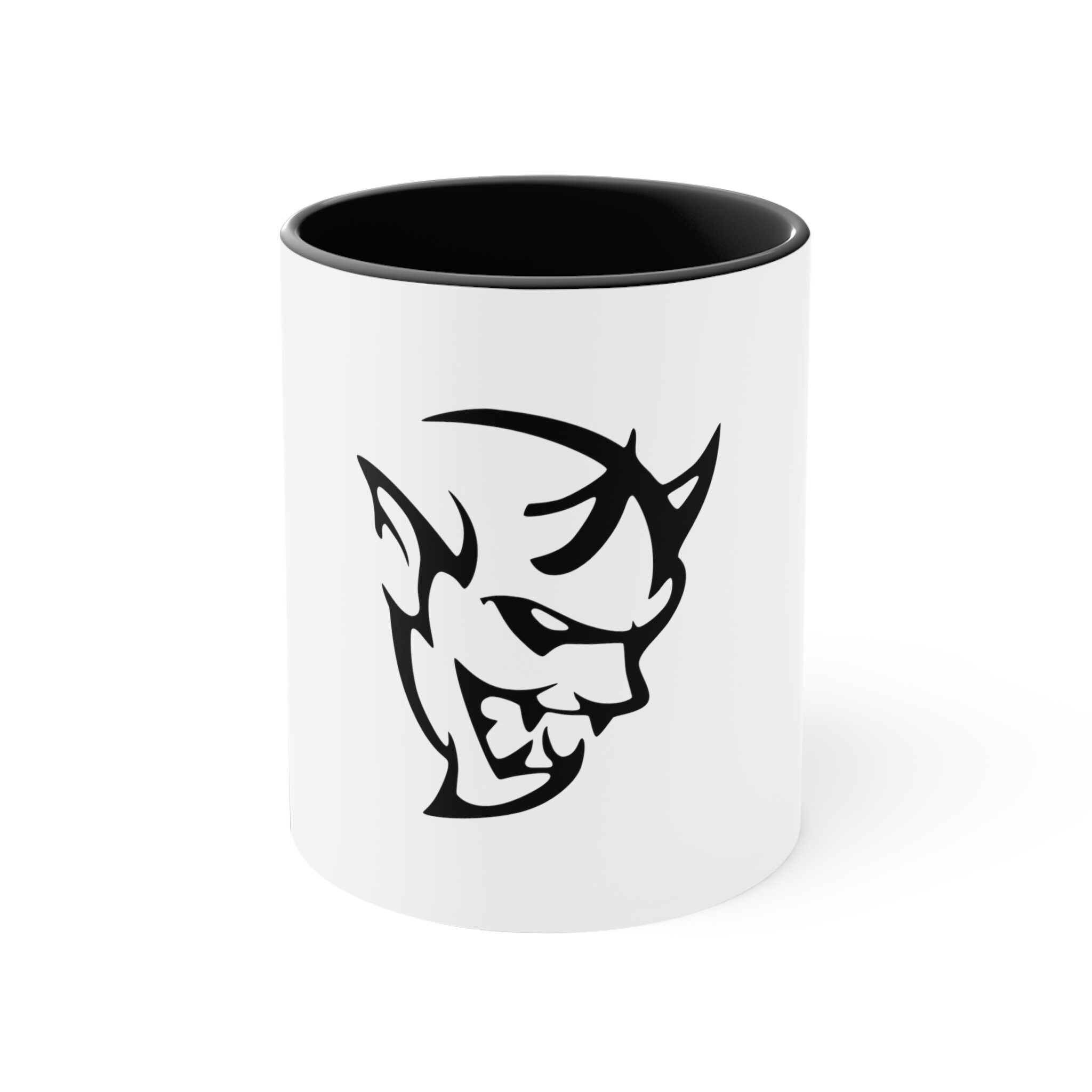 DEMON Dodge Challenger Premium Car Minimalist Accent Coffee Mug, 11oz ...