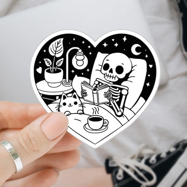 Skeleton Sticker - Etsy