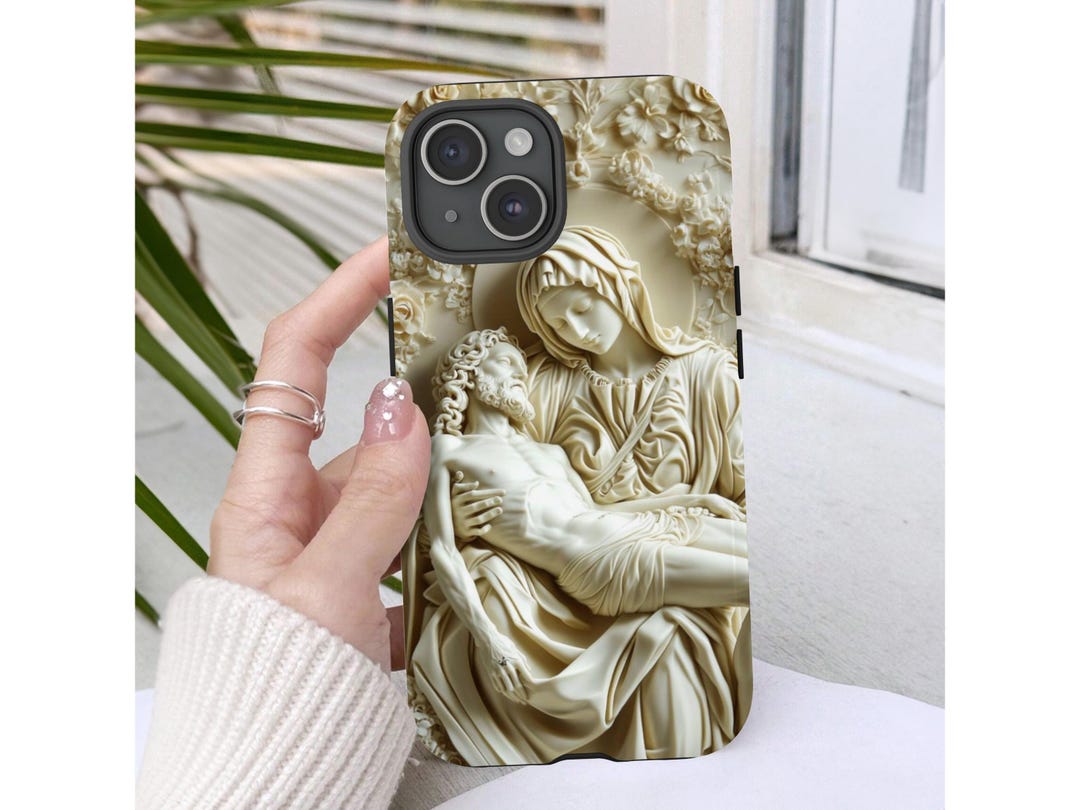 Religious Phone Case the Pietà Catholic Cell Phone Case Religious Gift ...