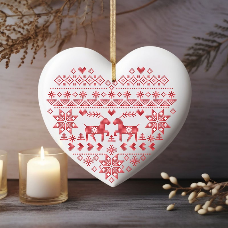 Scandinavian Hearts - Etsy