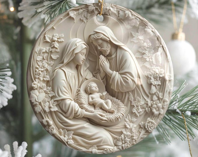 Christmas Nativity Duncan 15 Piece Set Ceramic Bisque, Ready to Paint 7 ...