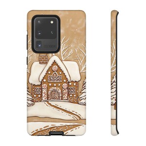 Gingerbread Phone Case, Gingerbread House Phone Case, Christmas, Cute ...