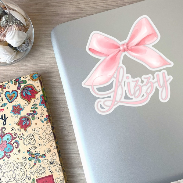 Coquette Name Sticker - Etsy