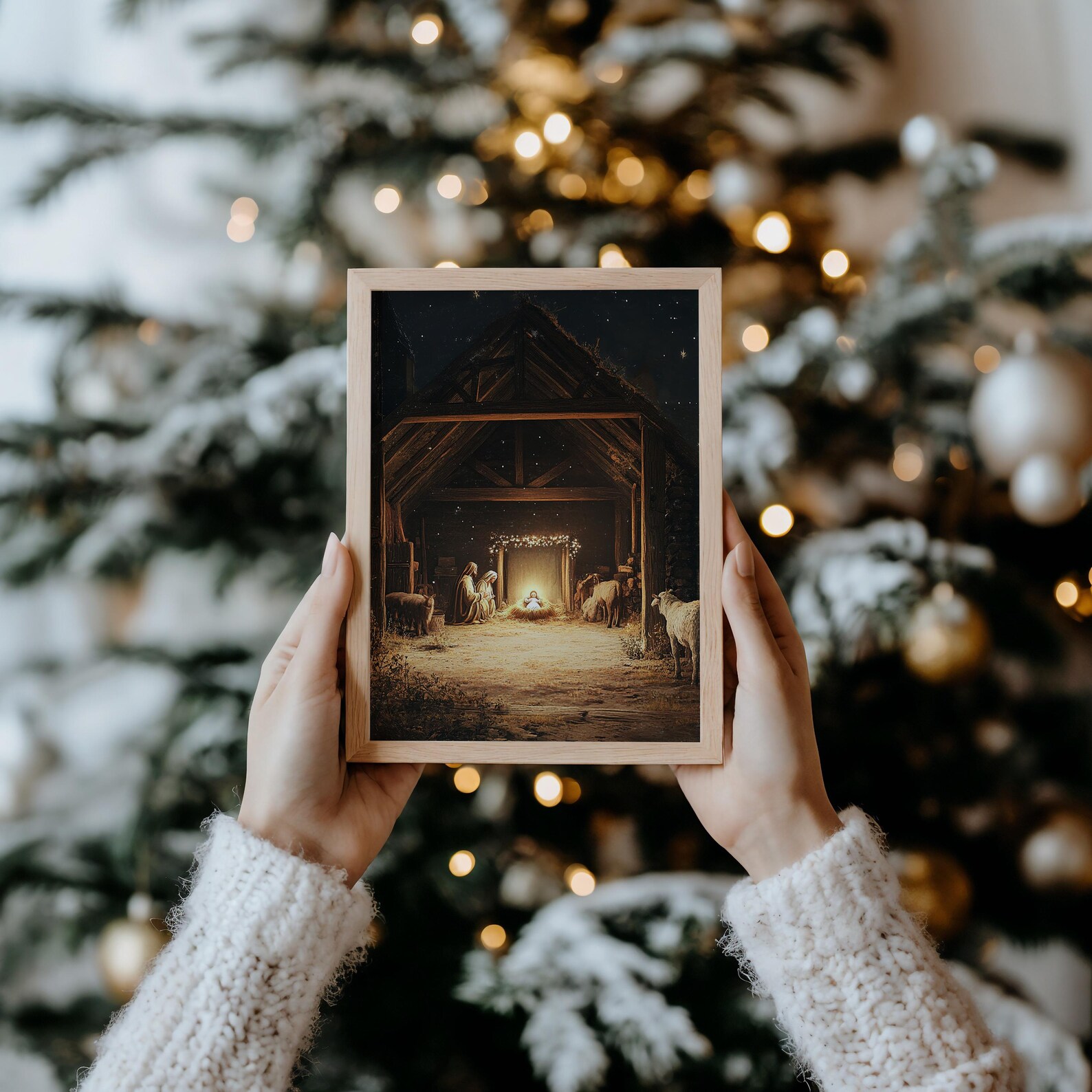 Religious Christmas Nativity Matte Vertical Posters, Christian Holiday ...