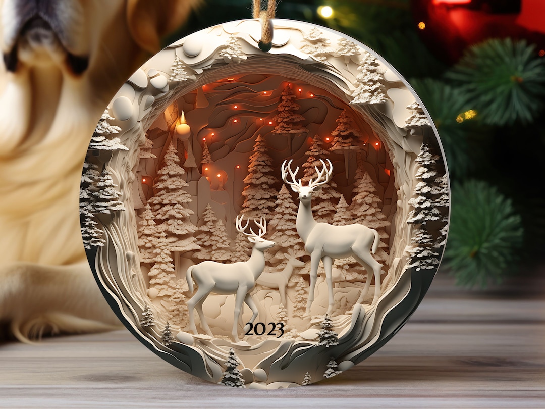 Deer Christmas Ornament