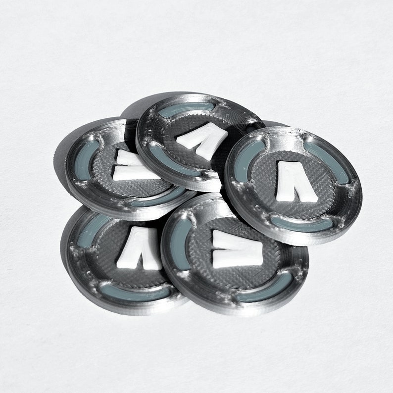 V-bucks Bright Blue Coin F-nite Birthday Decoration Coin Money Epic ...