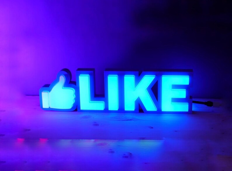 Custom Name Led Sign, 3D Printed Letters, Personalized Gifts ...