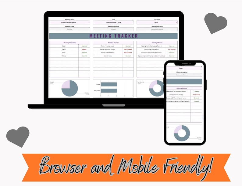 Meeting Tracker Template, Google Sheets Organizer for Frequent Business ... Meeting Tracker Template, Google Sheets Organizer for Frequent Business ...
