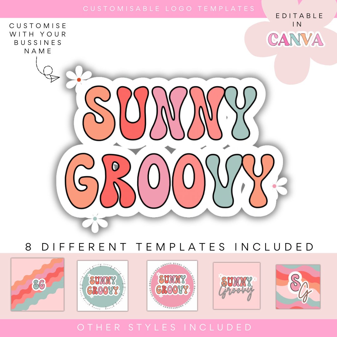 Canva Logo Template, Editable Logo, Branding, Logo Design, Clipart - Etsy