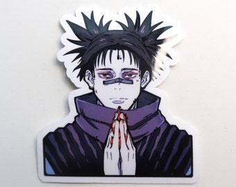 Ryomen Sukuna Sticker JJK Fan Art Stickers - Etsy