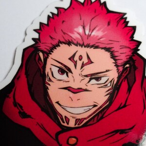 Ryomen Sukuna Sticker | JJK Fan Art Stickers - Etsy