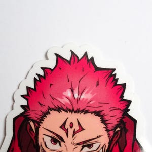 Ryomen Sukuna Sticker | JJK Fan Art Stickers - Etsy
