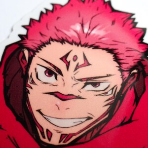 Ryomen Sukuna Sticker | JJK Fan Art Stickers - Etsy