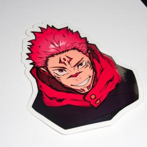 Ryomen Sukuna Sticker | JJK Fan Art Stickers - Etsy