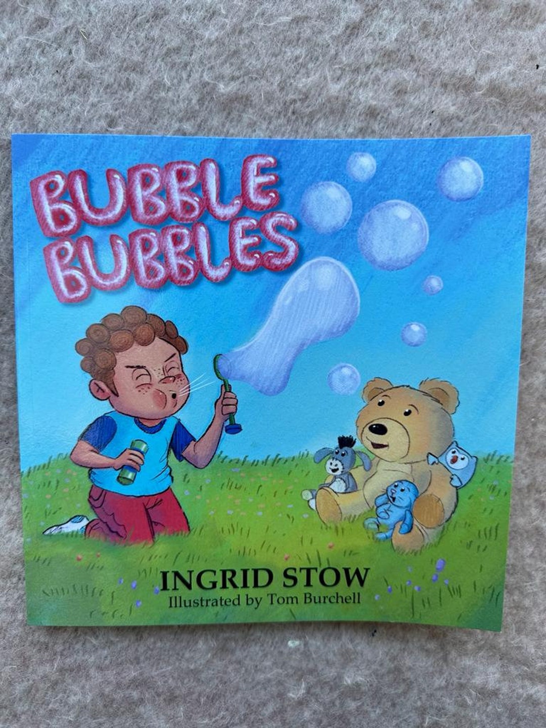 Bubble Bubbles Children's Illustrated Rhyming Book, Gift for Toddlers ...