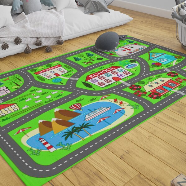 Car Play Mat - Etsy