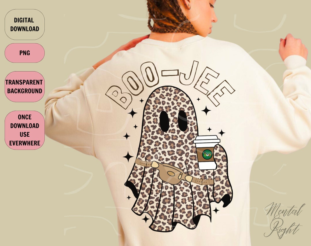 Boojee Starbucks Inspired Ghost PNG Sublimation Design - Etsy