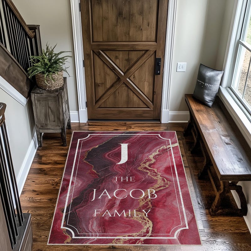 Monogram Rugs - Etsy