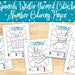 Spanish Winter-themed Color by Number Coloring Pages Learn Colors in ...