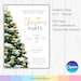 EDITABLE CHRISTMAS PARTY Invitation, Editable Christmas Party ...
