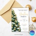 EDITABLE CHRISTMAS PARTY Invitation, Editable Christmas Party ...