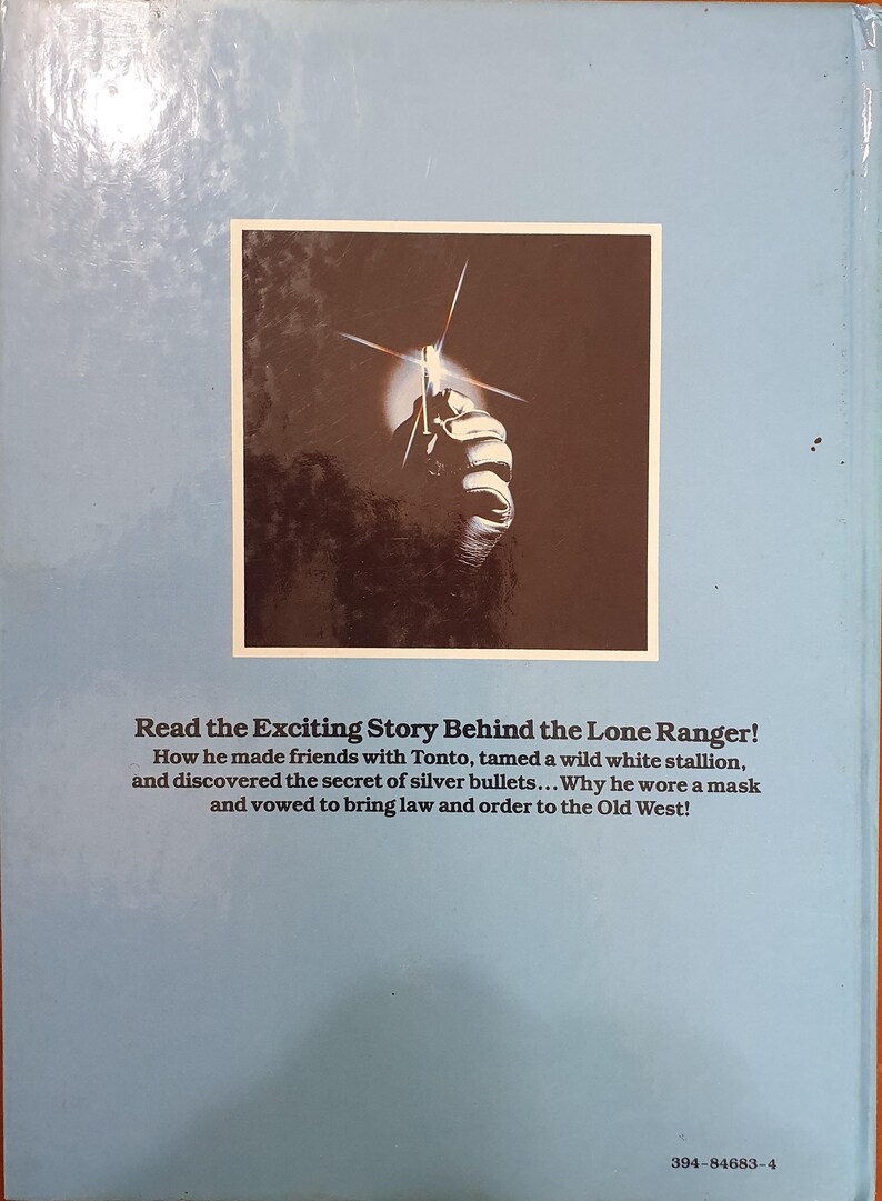 The Legend of the Lone Ranger Storybook 1981 - Etsy