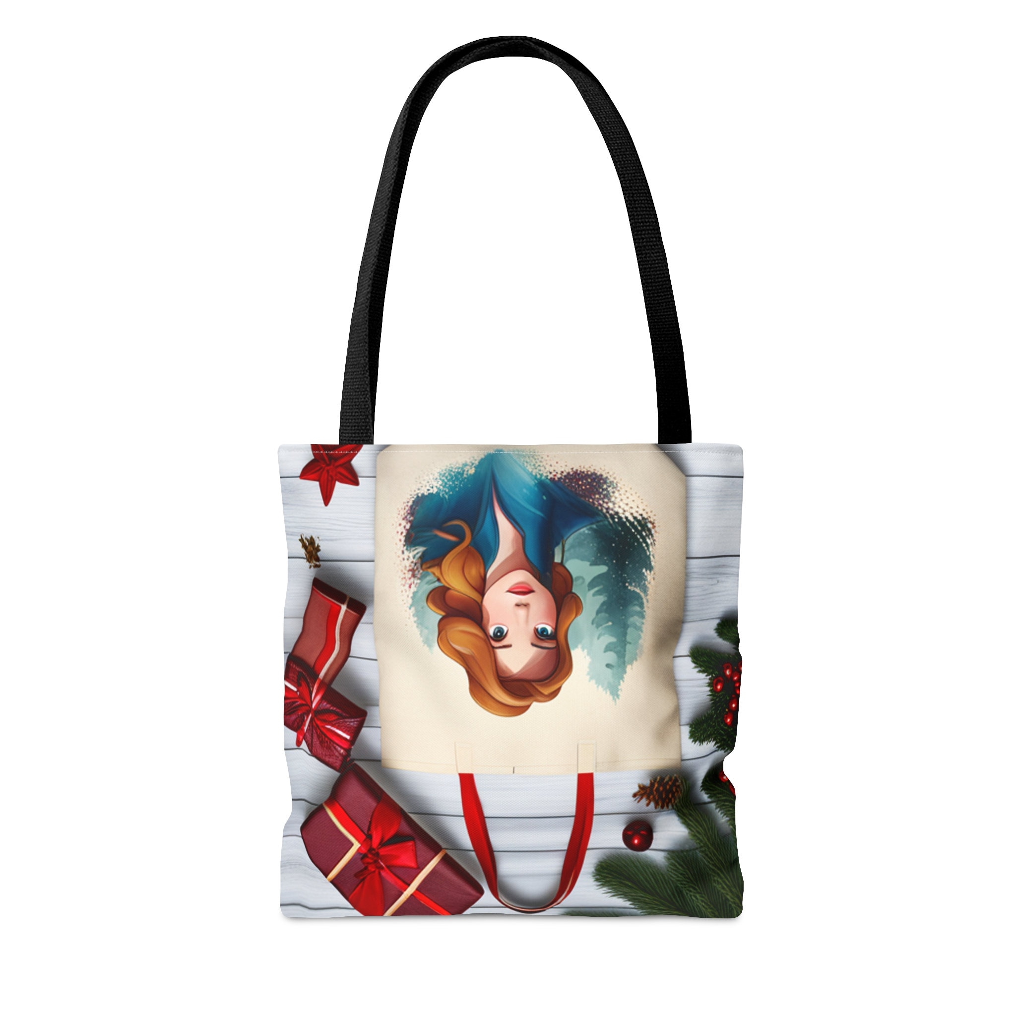 Tote Bag (AOP) Christmas Disney Tote Bag, Disney Christma sold by ...