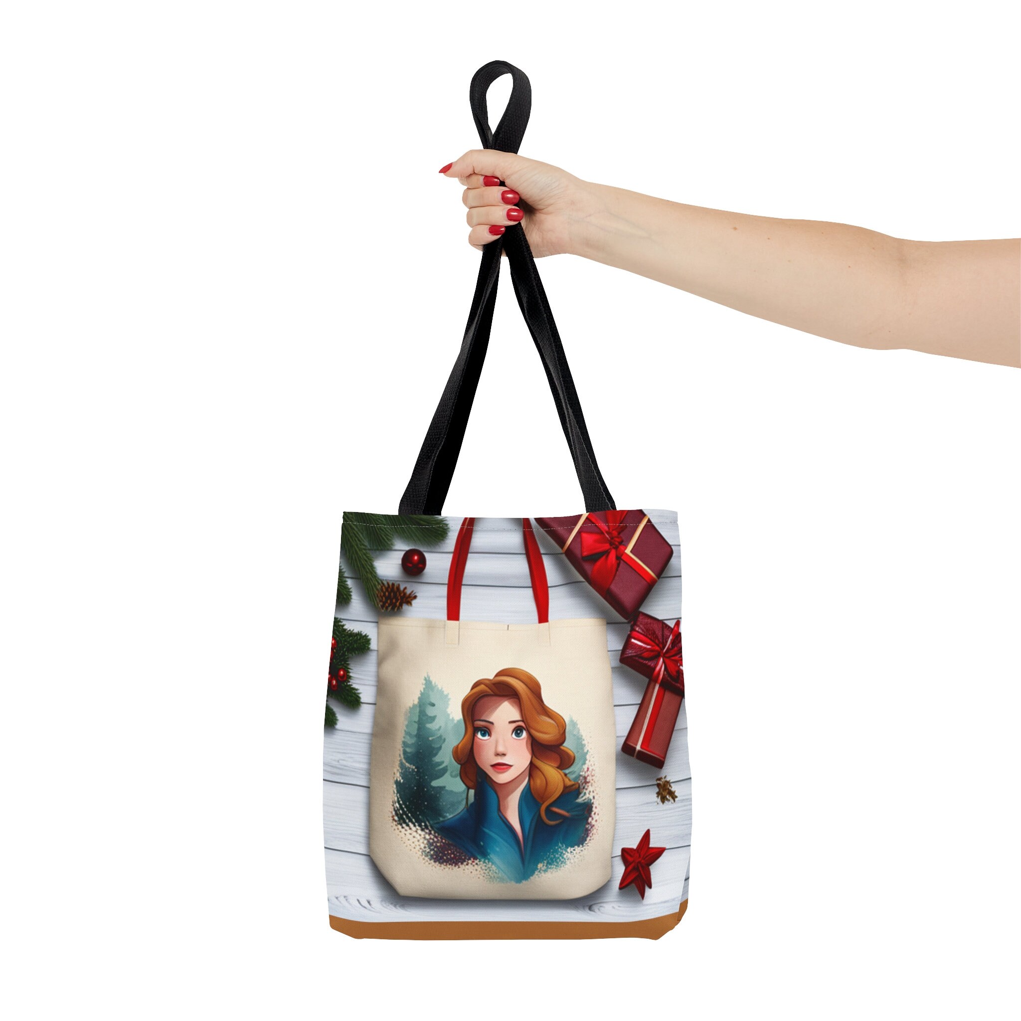 Tote Bag (AOP) Christmas Disney Tote Bag, Disney Christma sold by ...