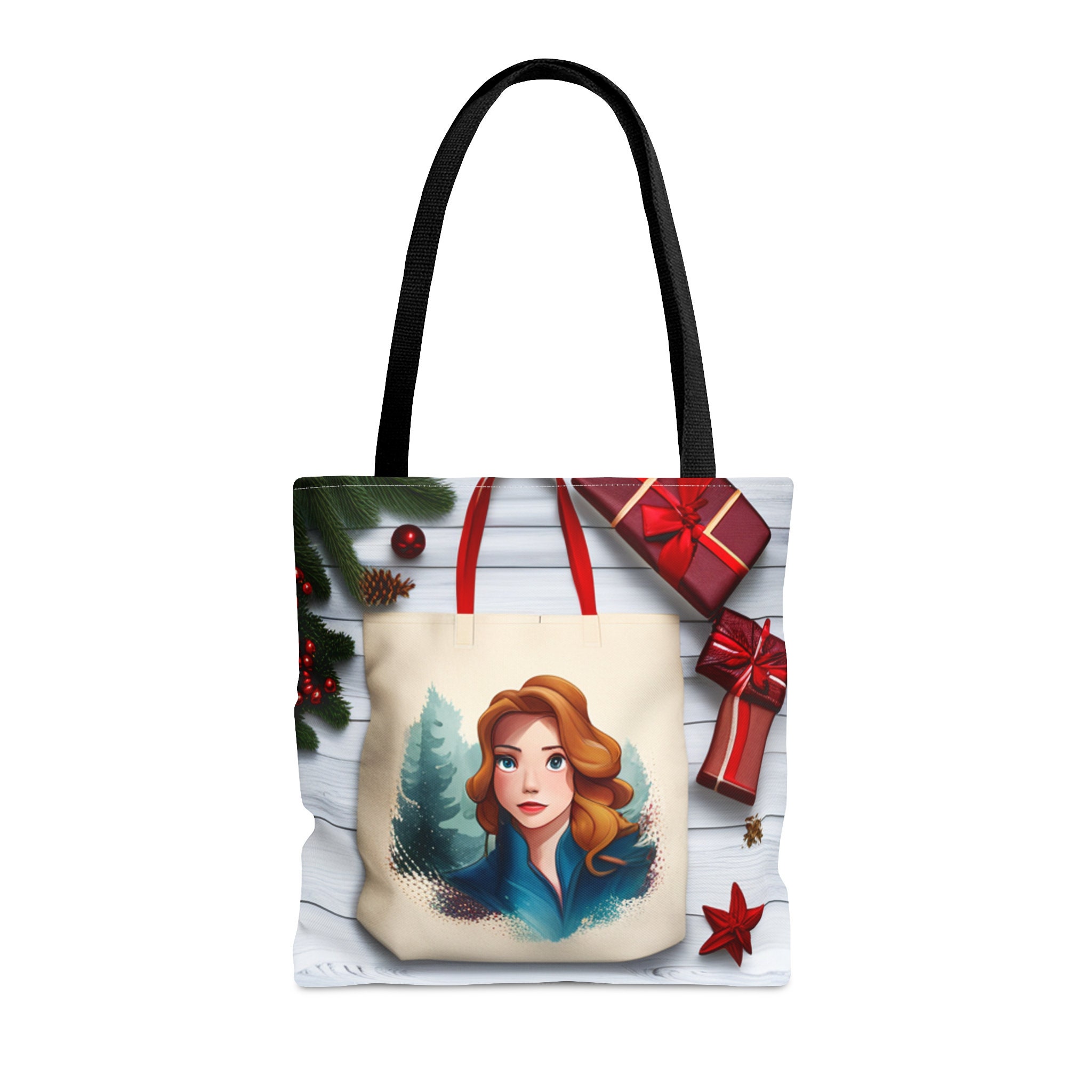 Tote Bag (AOP) Christmas Disney Tote Bag, Disney Christma sold by ...