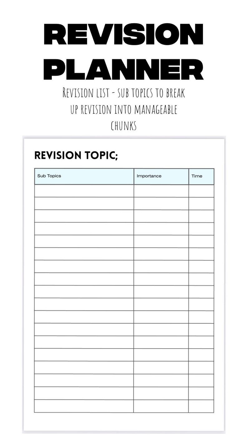 Revision List - Etsy