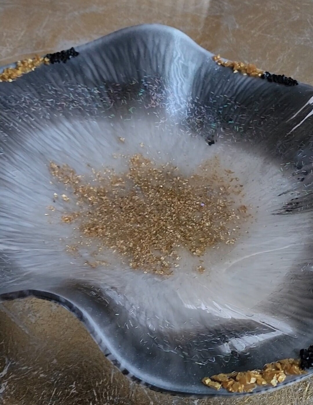 EPOXY HANDMADE Gold Presentation Decorative Objekts - Etsy