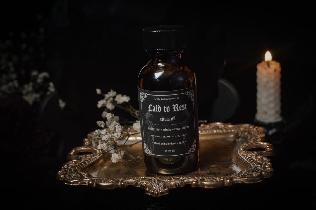 Laid to Rest Ritual Oil | Anxiety Relief | Ritual Oil | Calming ...