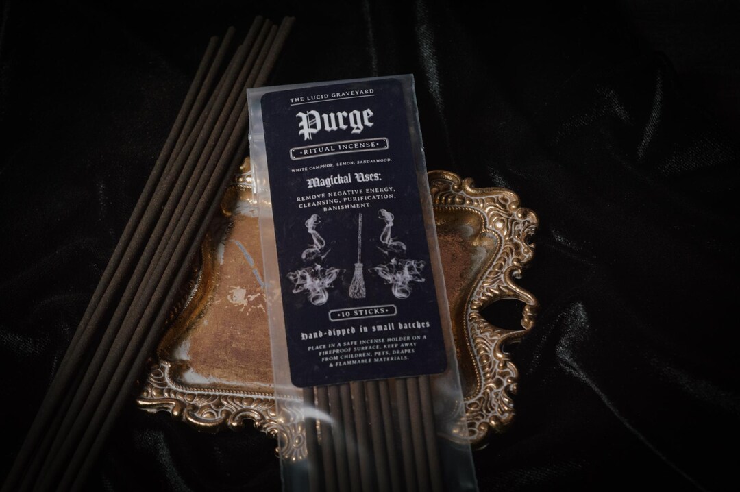 Purge Incense | Energy Cleansing | Witchcraft | Purification ...