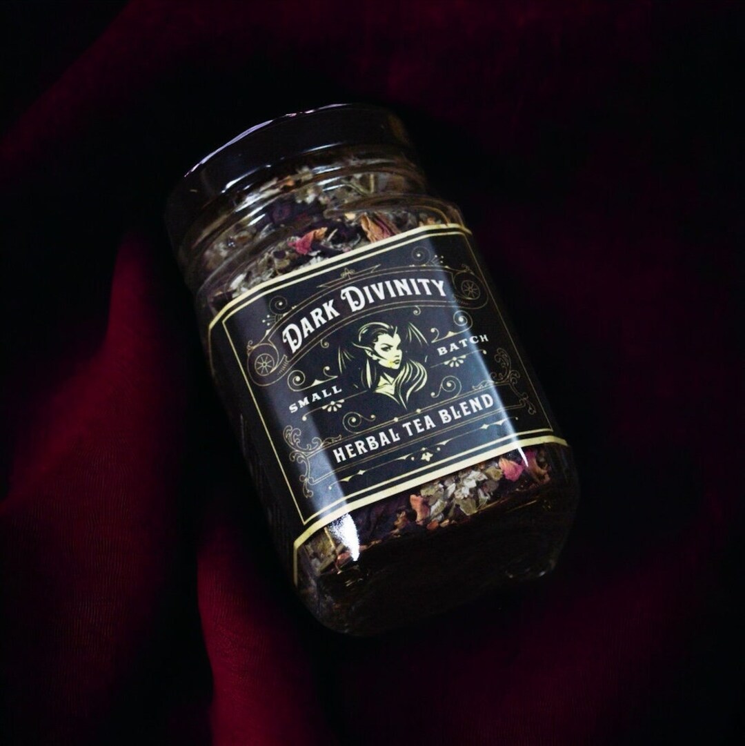 Dark Divinity Herbal Tea Dark Goddess Ritual Tea Shadow Work Dark ...