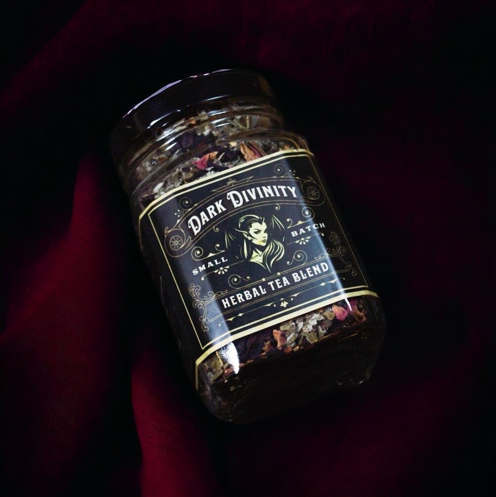 Dark Divinity Herbal Tea Dark Goddess Ritual Tea Shadow Work Dark ...