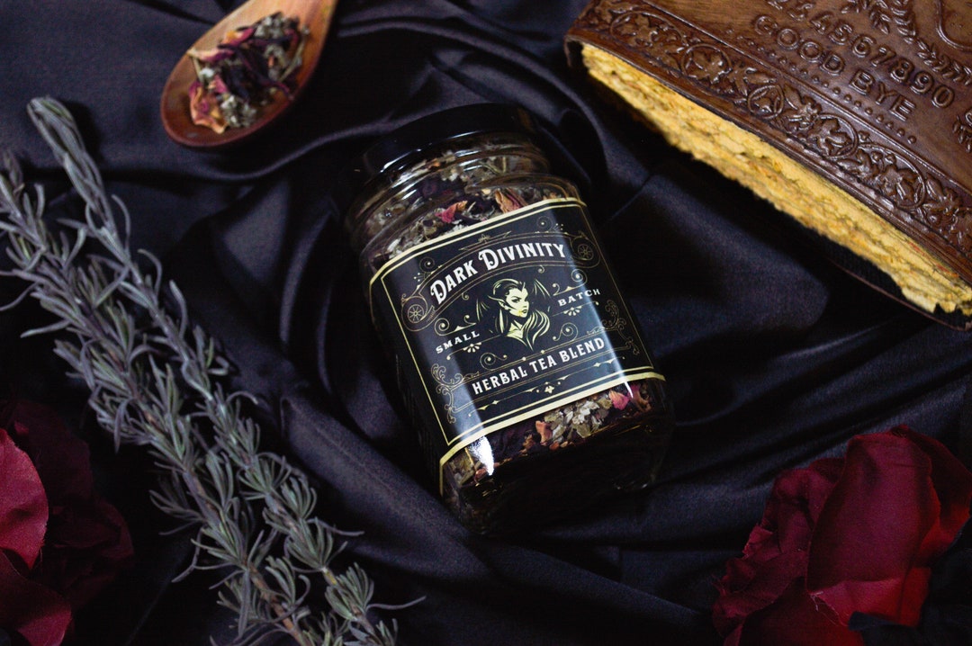 Dark Divinity Herbal Tea Dark Goddess Ritual Tea Shadow Work Dark ...