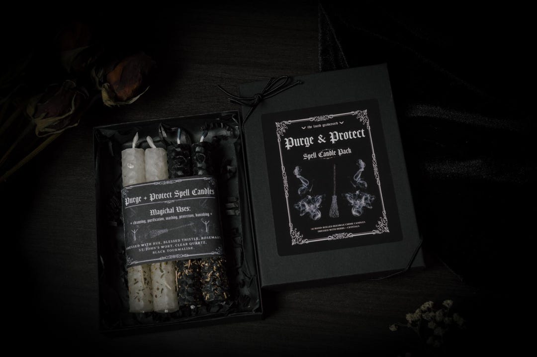 Purge & Protect Spell Chime Candle Pack | Cleansing | Protection ...