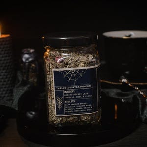 Dark Divinity Herbal Tea | Dark Goddess | Ritual Tea | Shadow Work ...