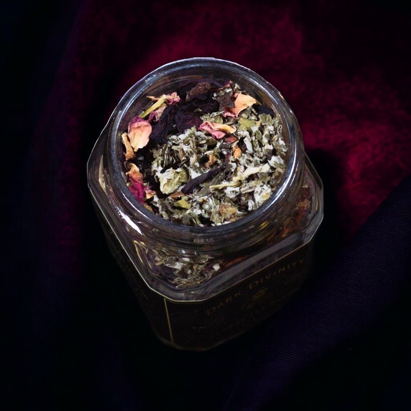 Dark Divinity Herbal Tea Dark Goddess Ritual Tea Shadow Work Dark ...