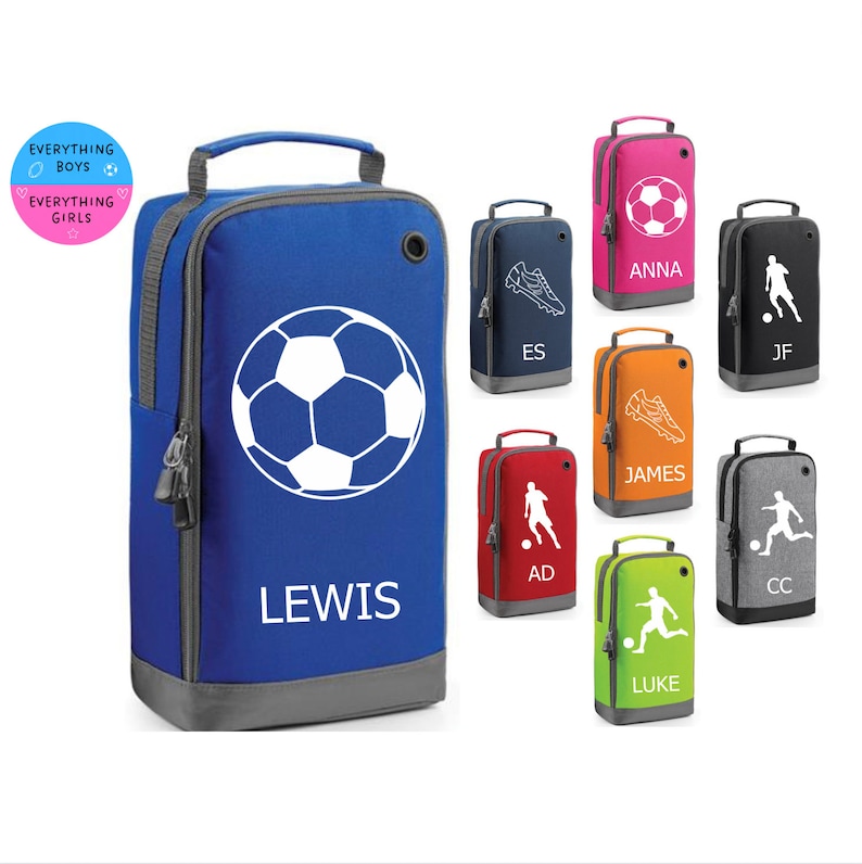 Personalised Boys / Girls Football Boot Bag - Etsy UK