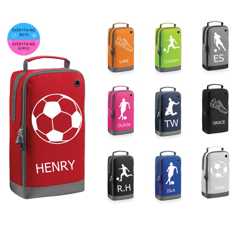 Personalised Boys / Girls Football Boot Bag - Etsy UK