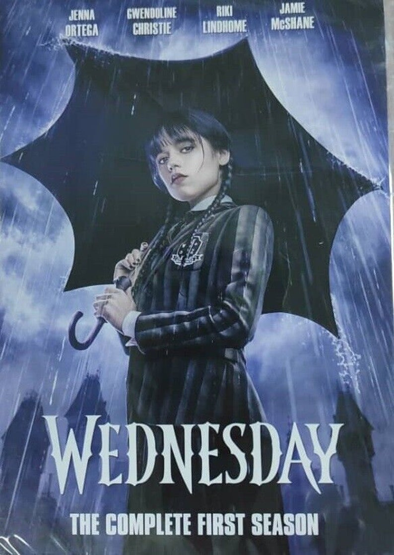 Wednesday Season 1 DVD the Complete TV Series Fast Delivery - Etsy