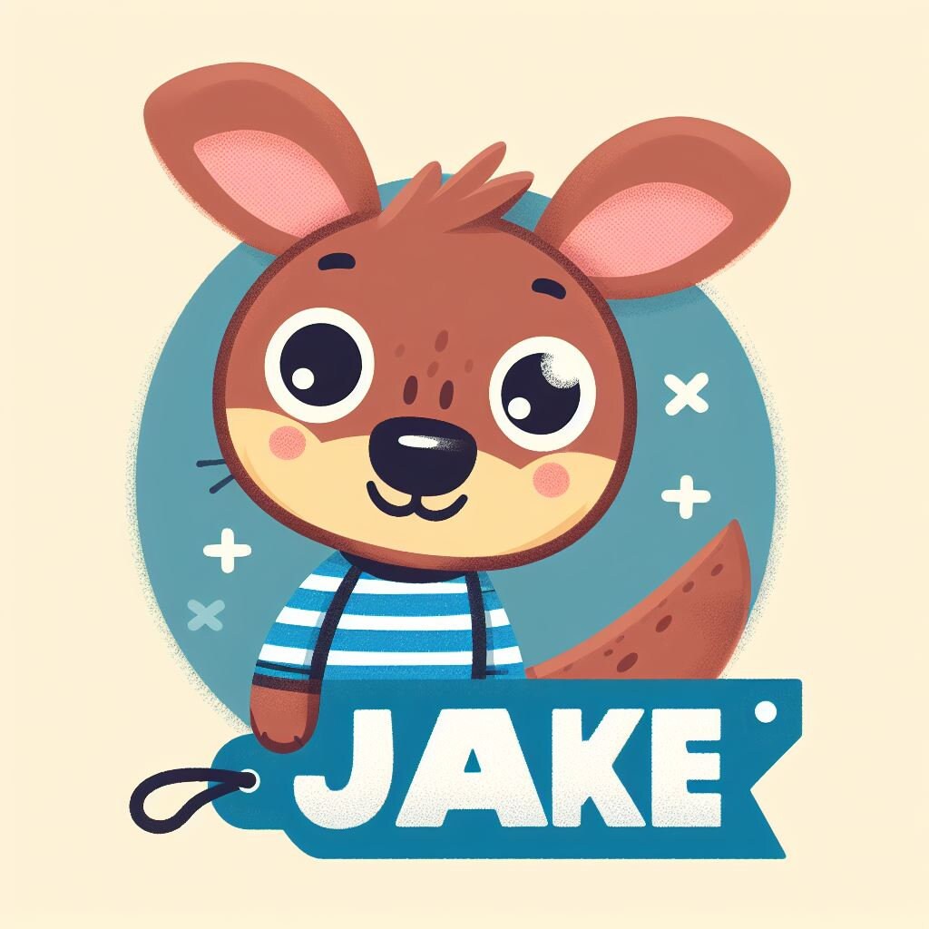 Personalised Cartoon Animal & Name Artwork - Etsy